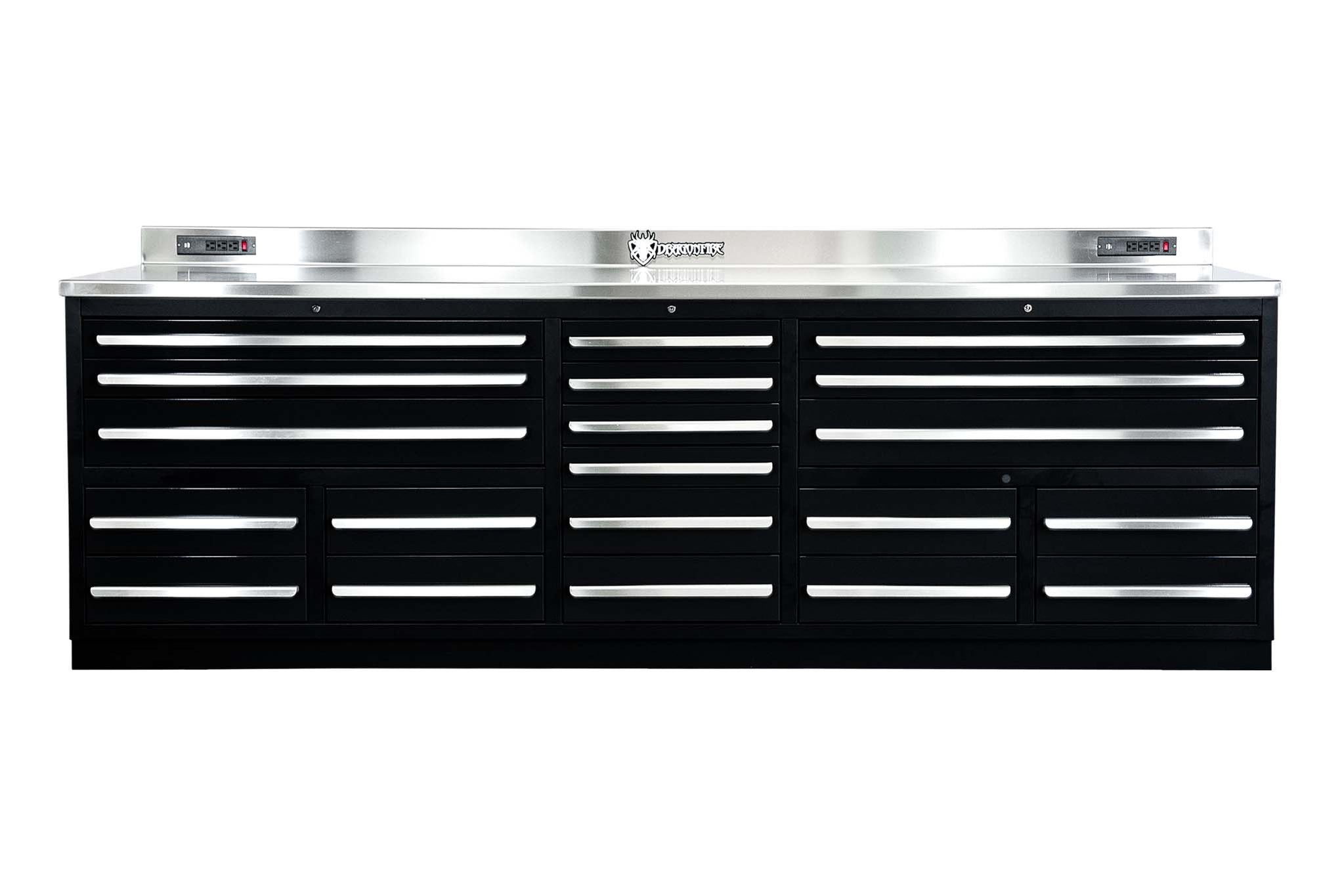 Dragonfire 20 Drawer Pro Series 9FT Workbench — Dragonfiretools