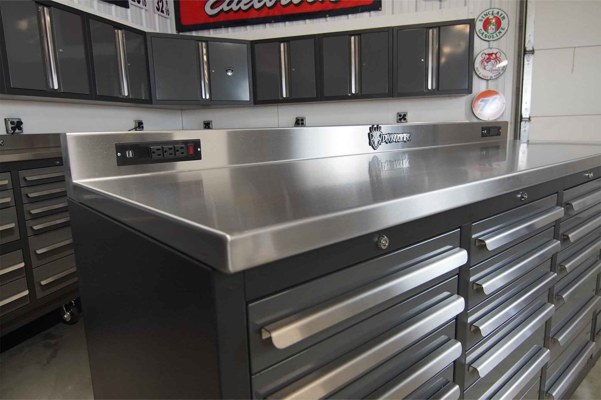 Dragonfire 24 Drawer Pro Series 7FT Workbench — Dragonfiretools
