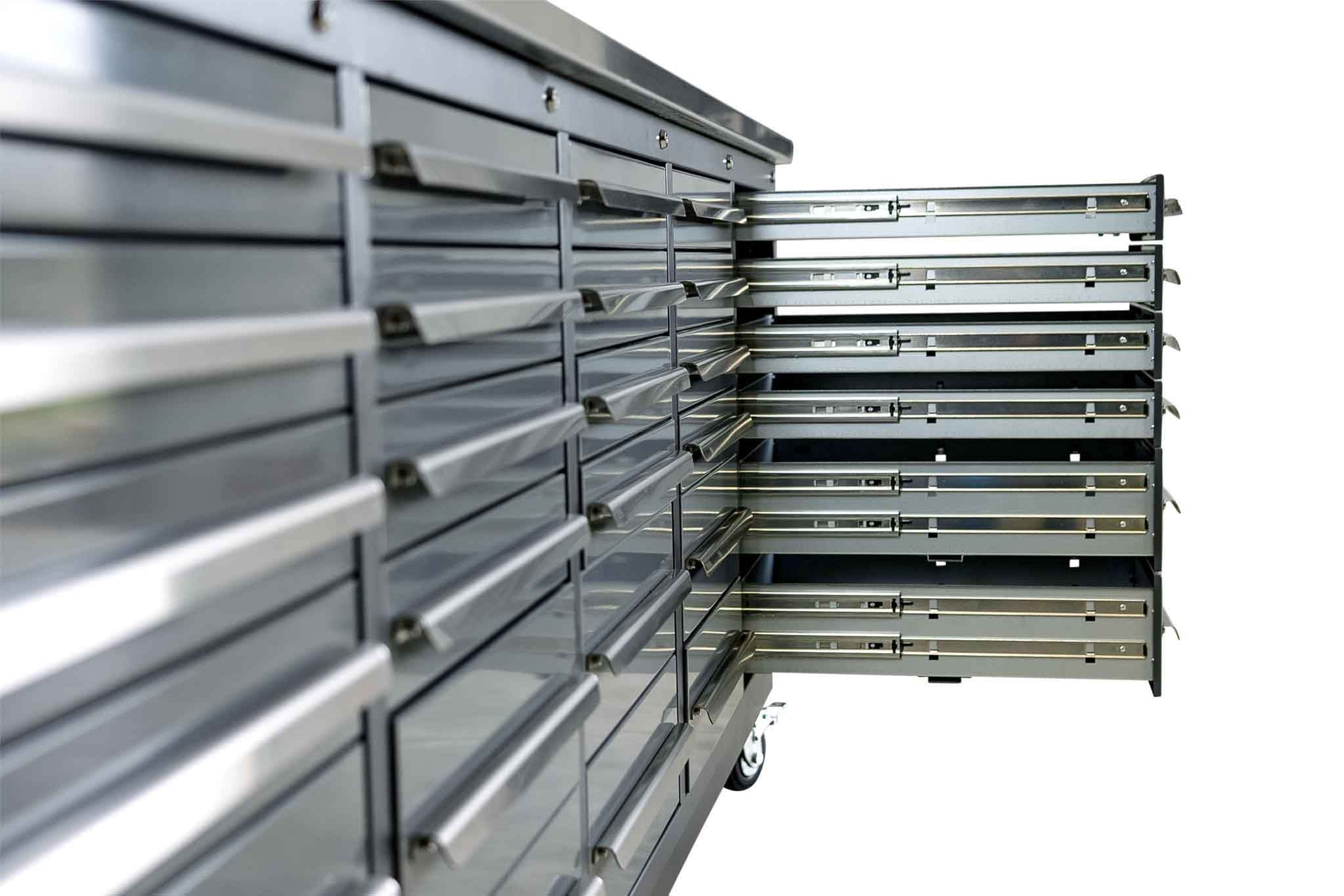 Dragonfire 30 Drawer Pro Series 9FT Workbench with Swappable Drawers ...