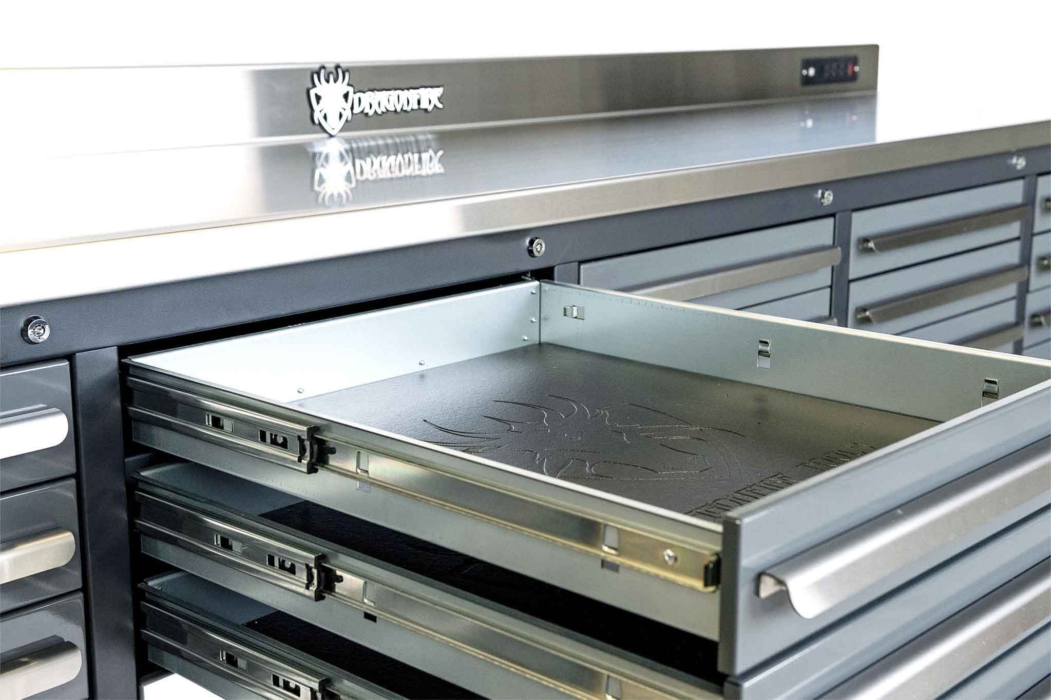 Dragonfire 30 Drawer Pro Series 9FT Workbench with Swappable Drawers ...