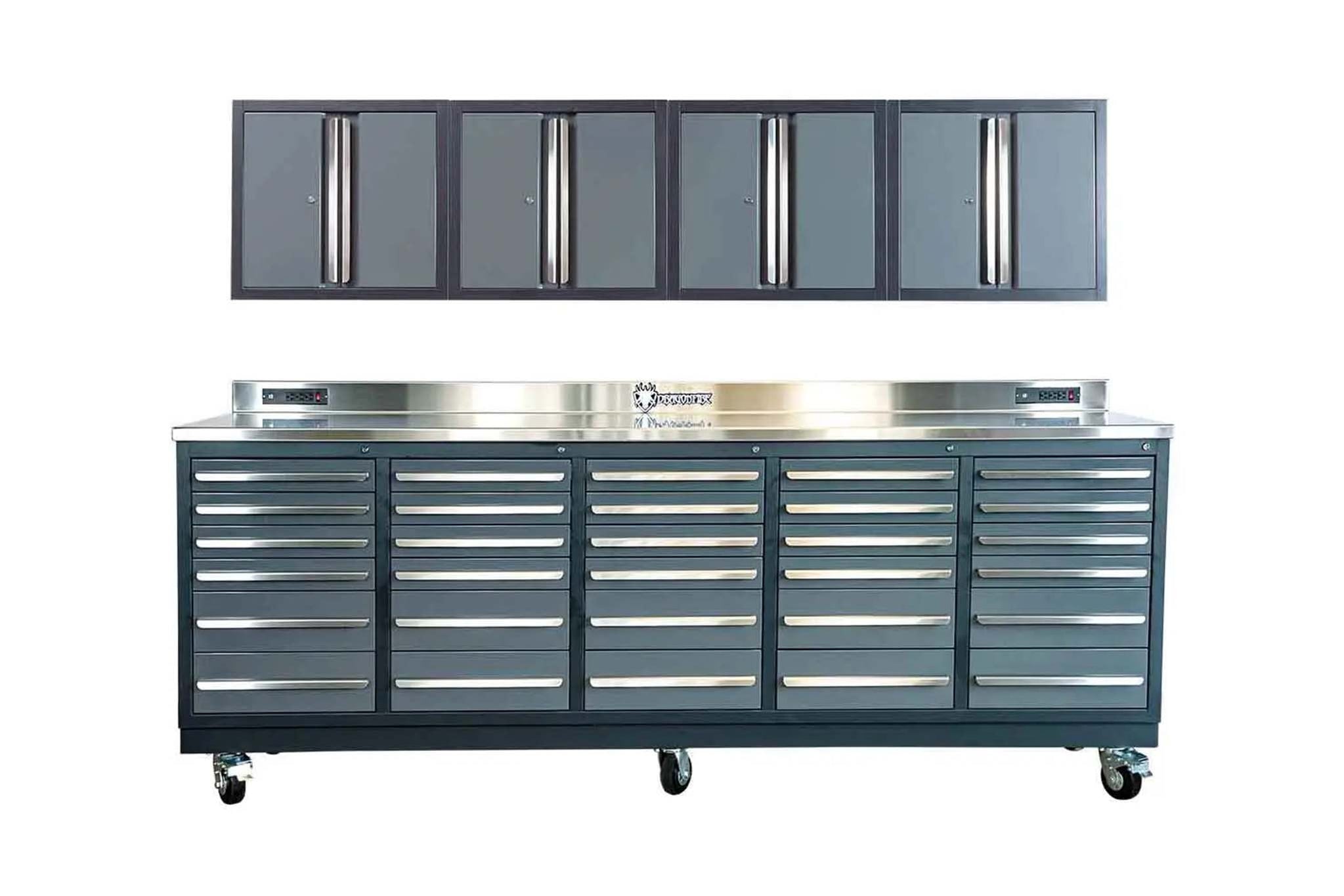 Dragonfire 30 Drawer Pro Series 9FT Workbench with Swappable Drawers ...