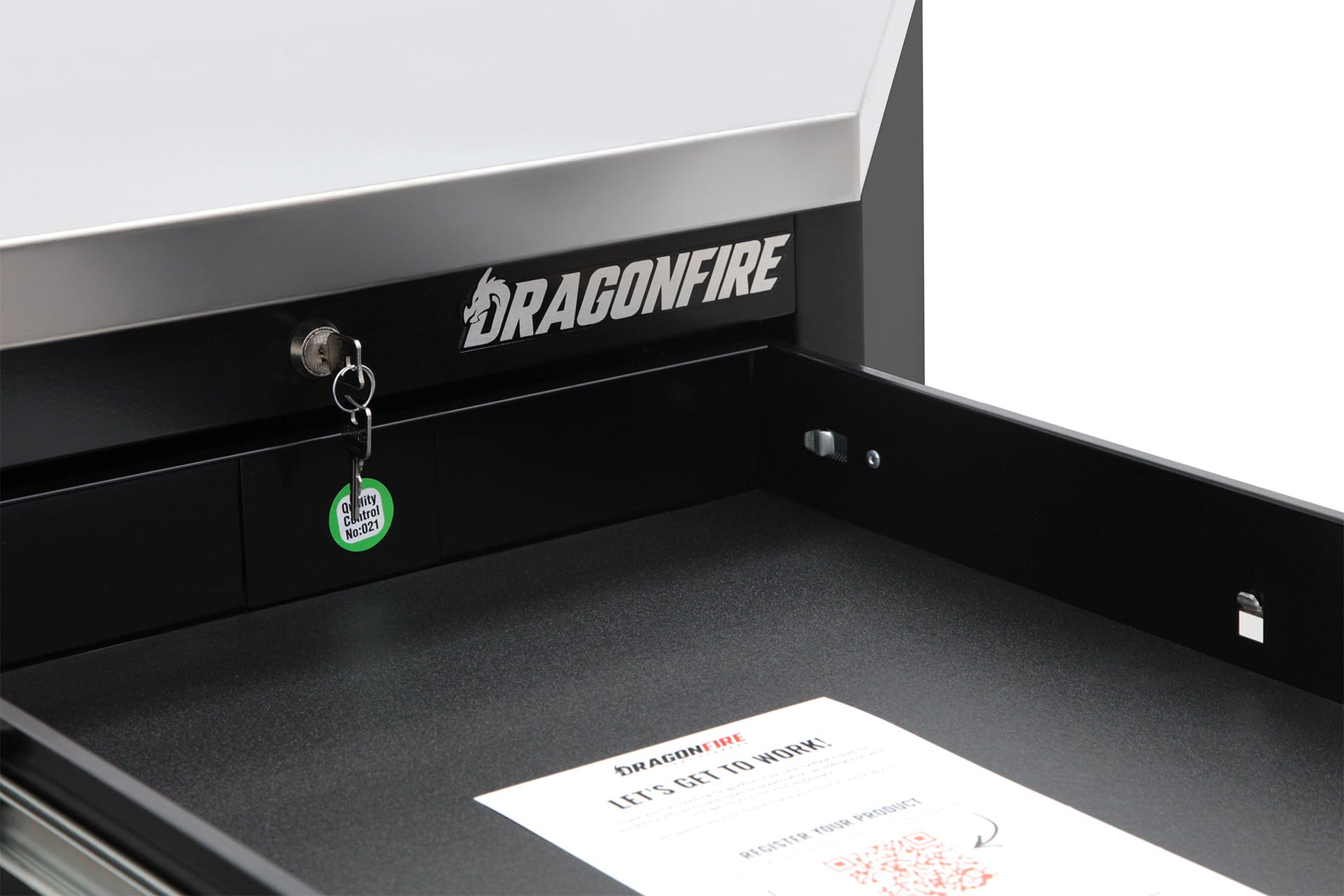 6 Drawer Pro Series Corner Garage Cabinets - Lower — Dragonfire Tool ...