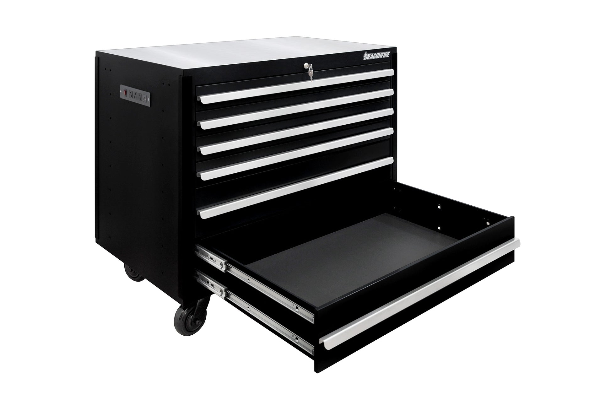 Pro Series 6 Drawer 43-1/2" Rolling Tool Cabinet — Dragonfire Tool Storage