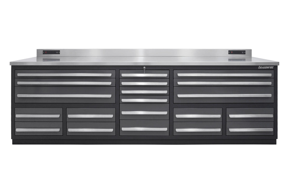 Pro Series 20 Drawer 9FT Workbench — Dragonfire Tool Storage