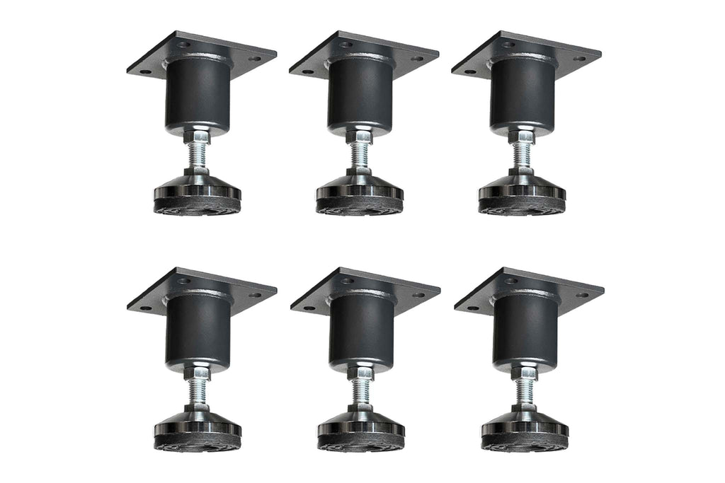 Heavy Duty Adjustable Workbench Leveling Feet (Set of 6) — Dragonfiretools