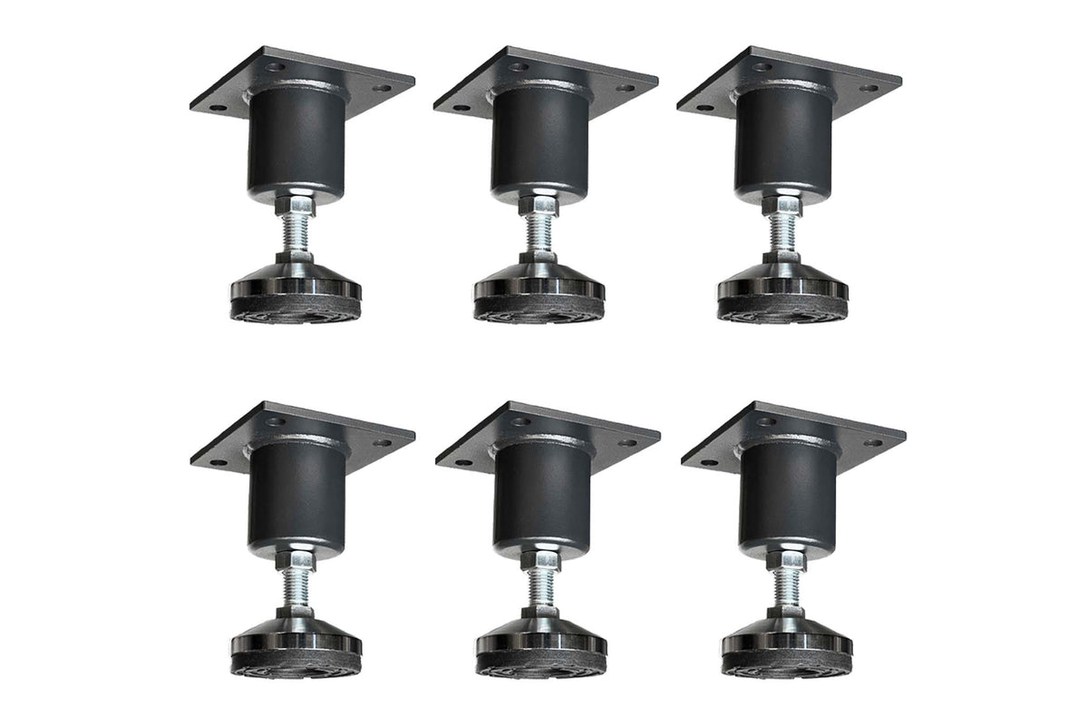 Heavy Duty Adjustable Workbench Leveling Feet (Set of 6) — Dragonfiretools